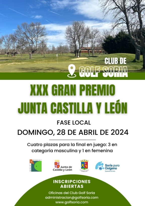 Inscripciones abiertas para el torneo clasificatorio de Soria que da acceso al XXX Gran Premio ...